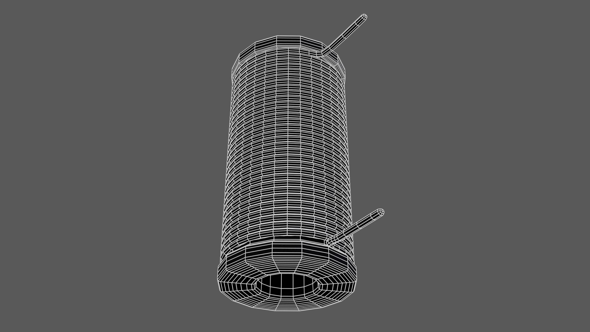 3D Simple Induction Coil Model - TurboSquid 1964349