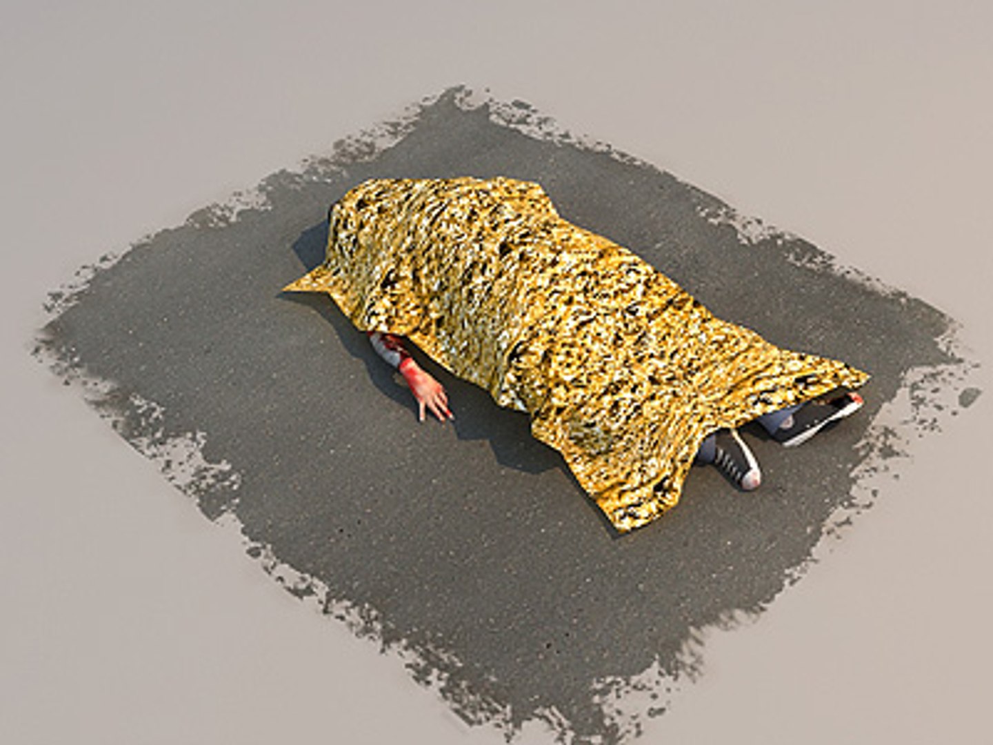 Dead Games Simulation 3d Model