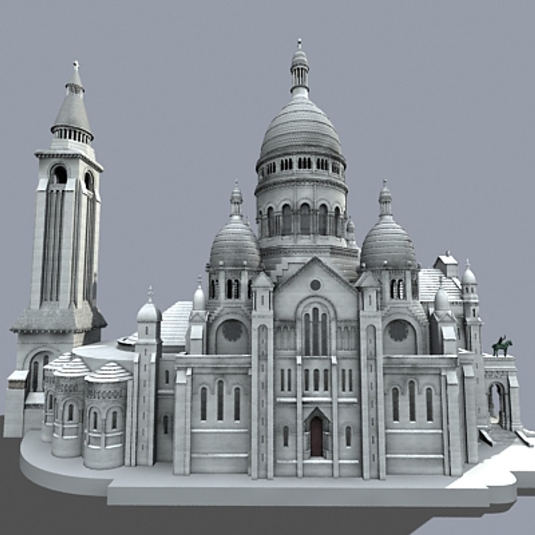 3d model of montmatre