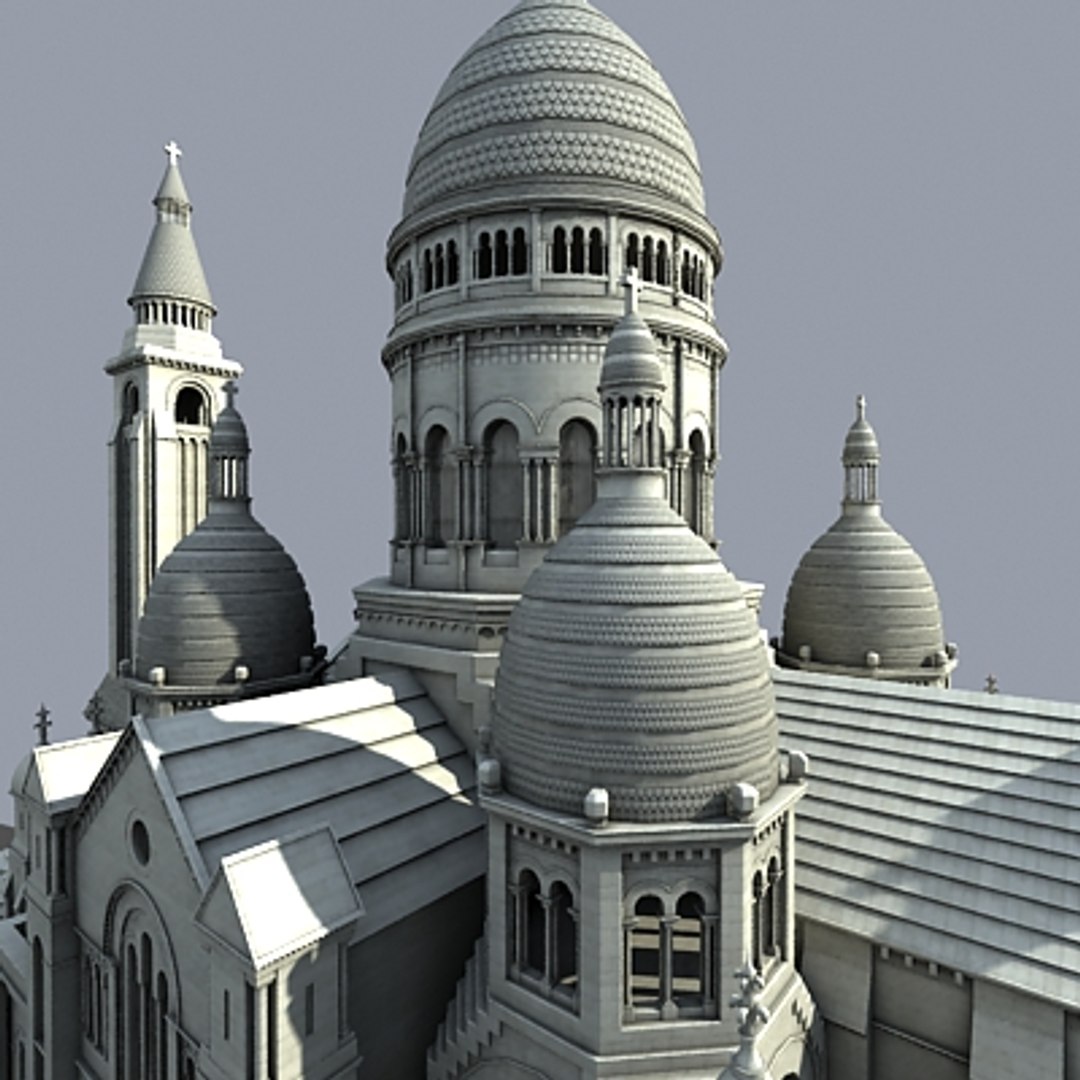 3d model of montmatre
