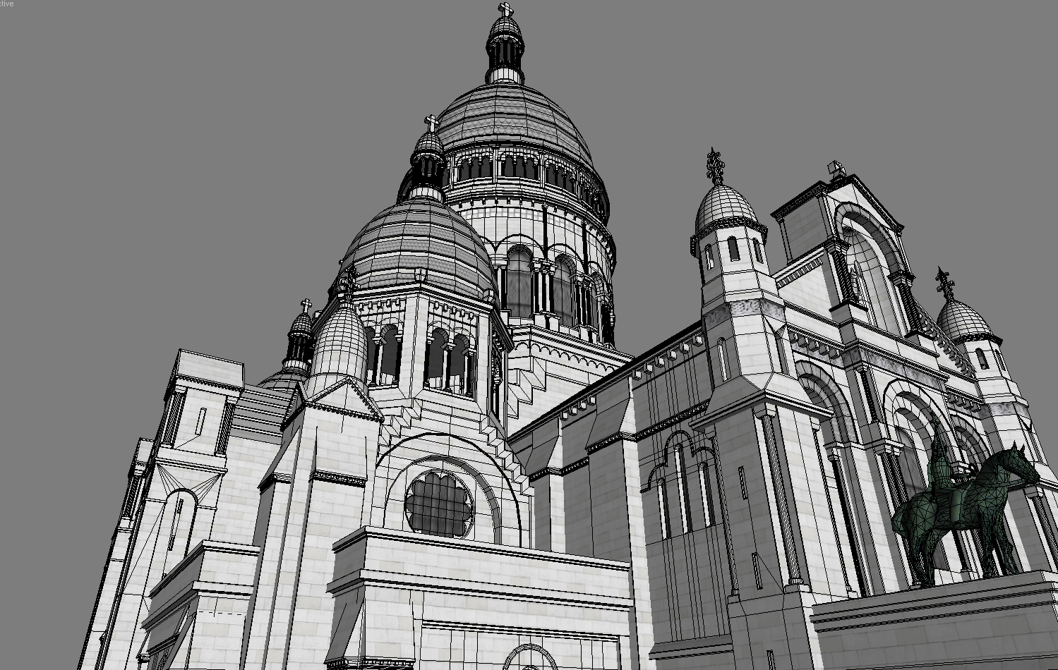3d model of montmatre