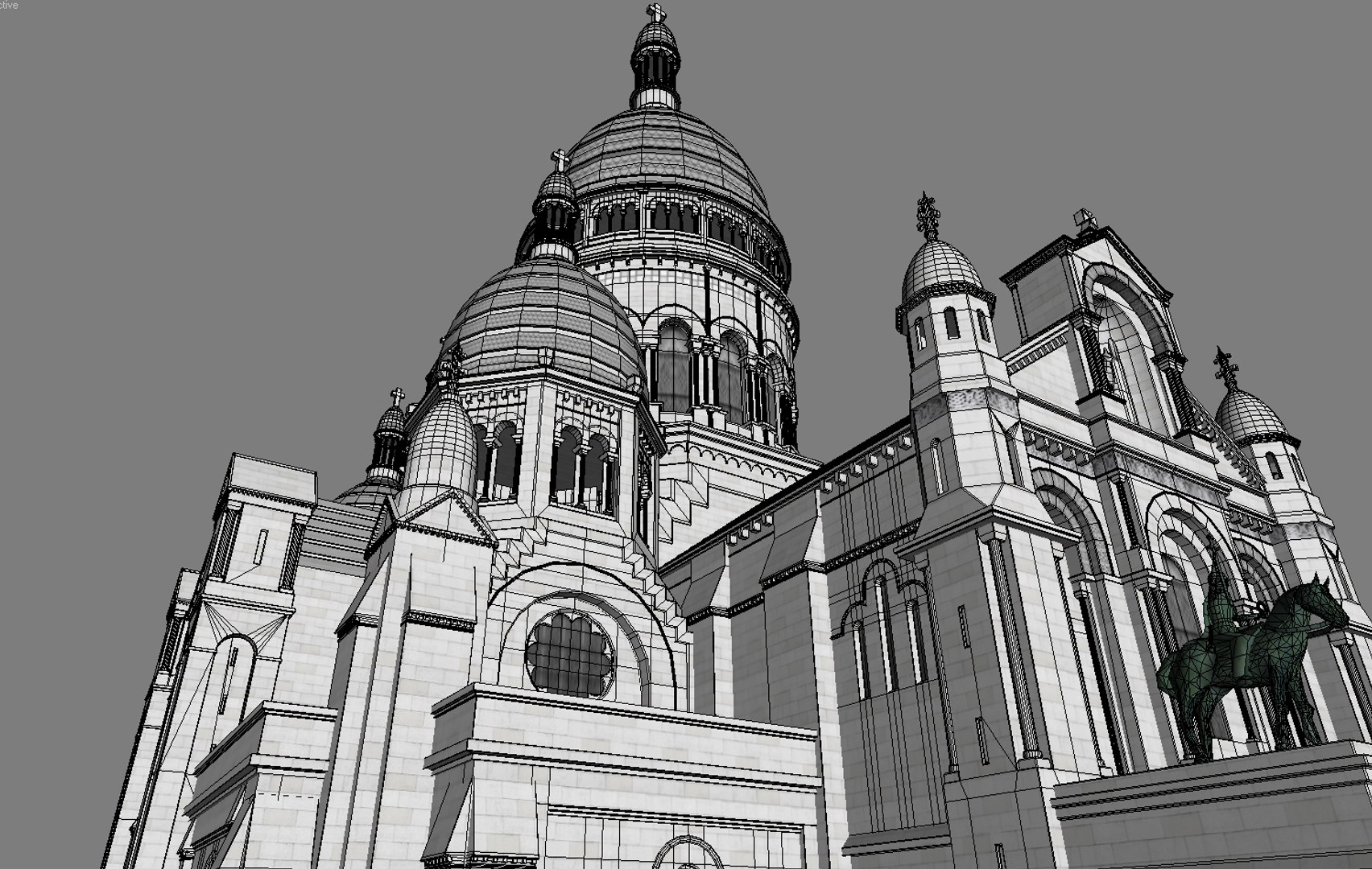 3d model of montmatre