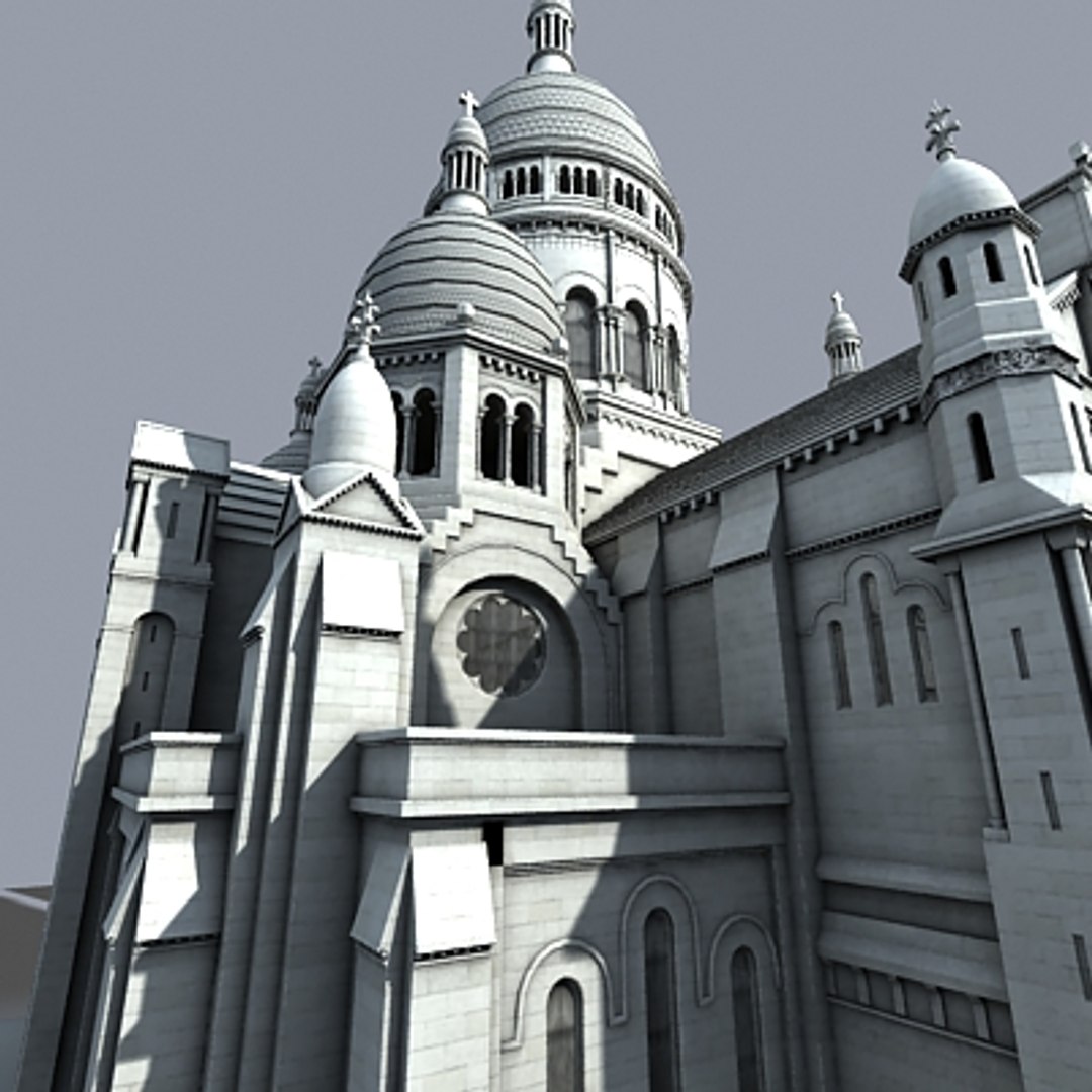 3d model of montmatre