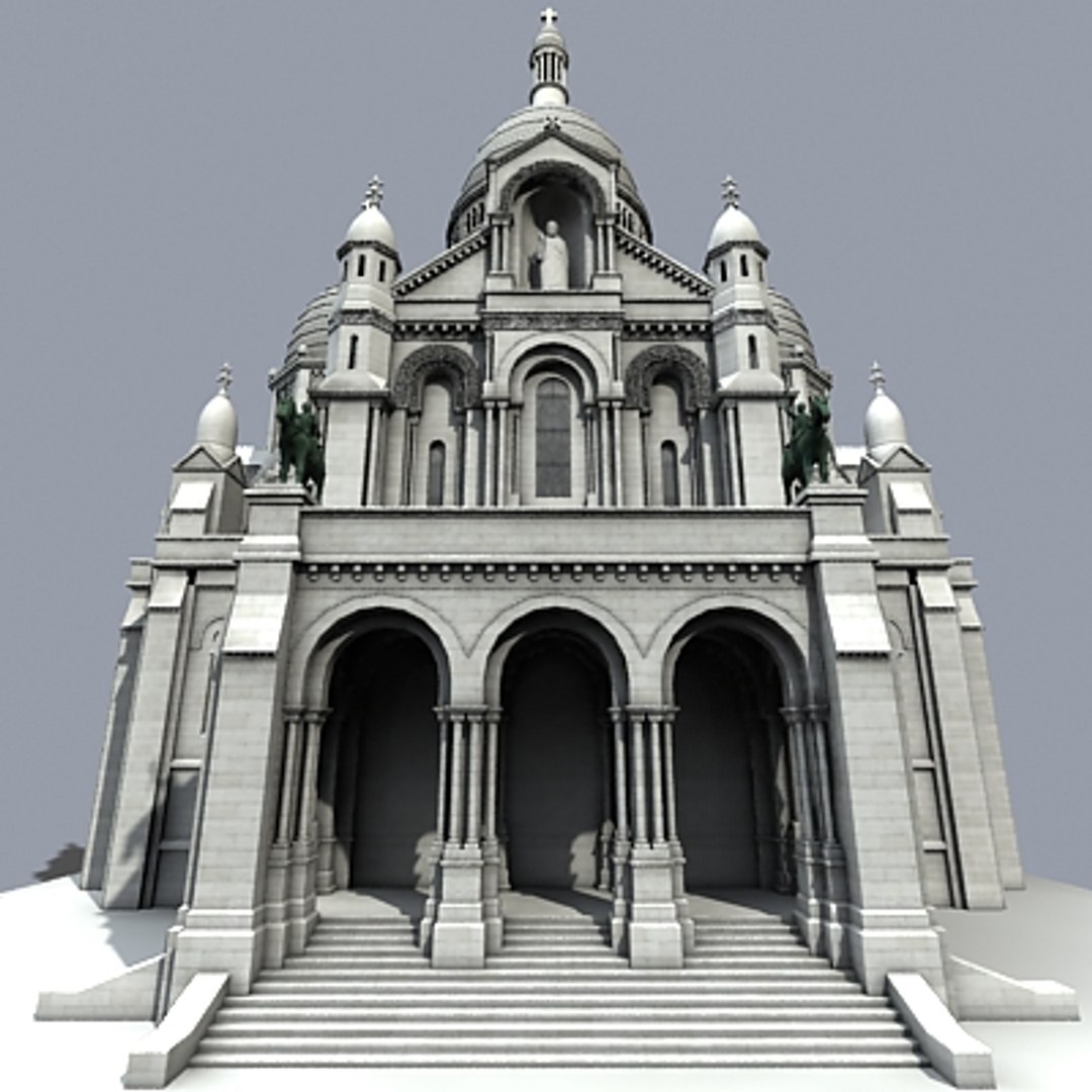 3d model of montmatre