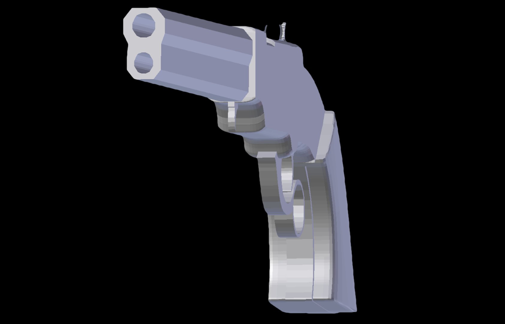 volcanic pistol 1 weapon 3d model