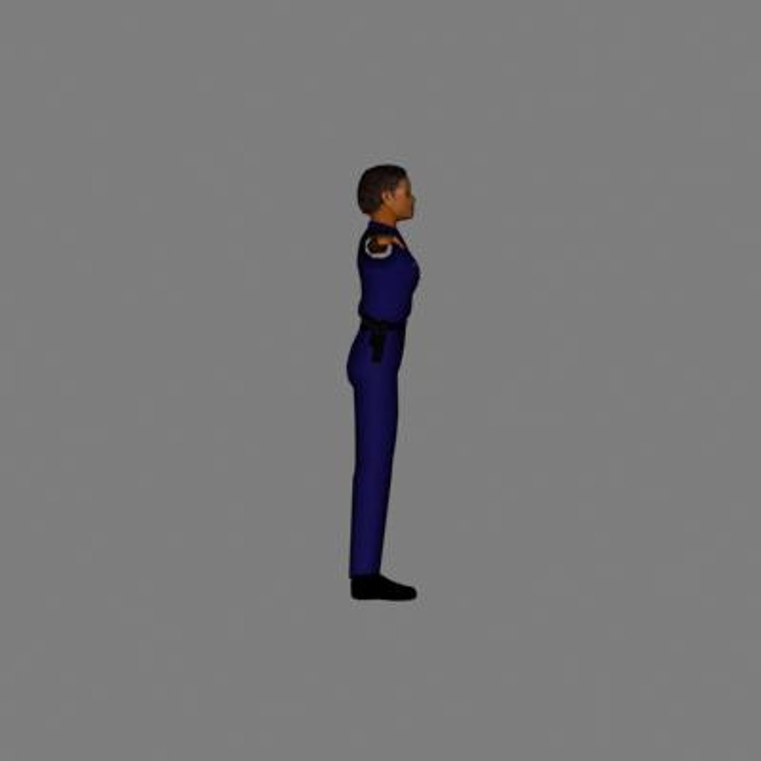 Human Police 3d Model