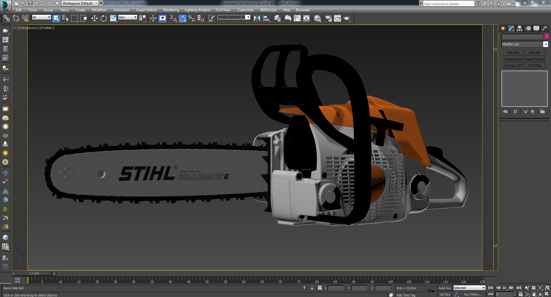 3d chainsaw stihl ms model