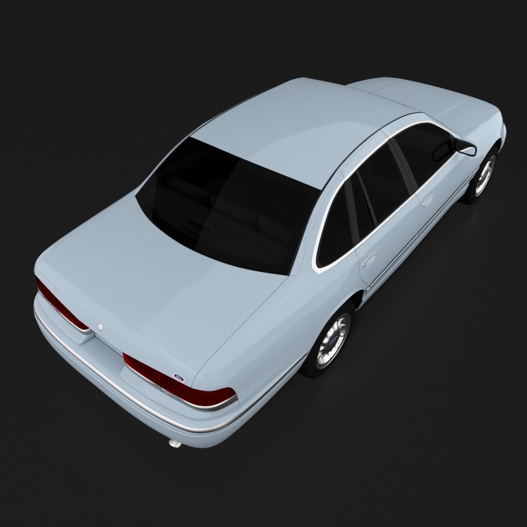 3D Model Ford Crown Victoria - TurboSquid 2329767