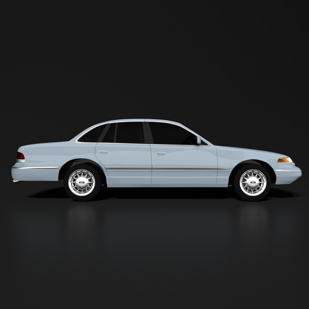 3D Model Ford Crown Victoria - TurboSquid 2329767