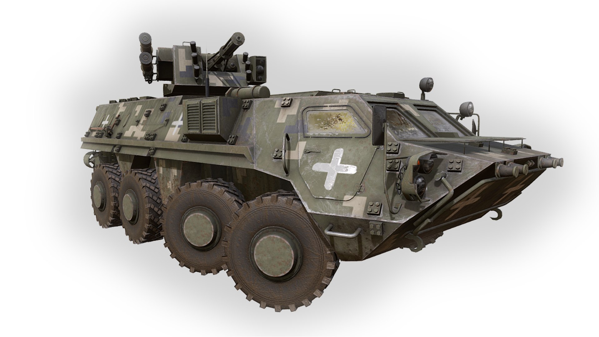 3D BTR-4E Model - TurboSquid 2144487