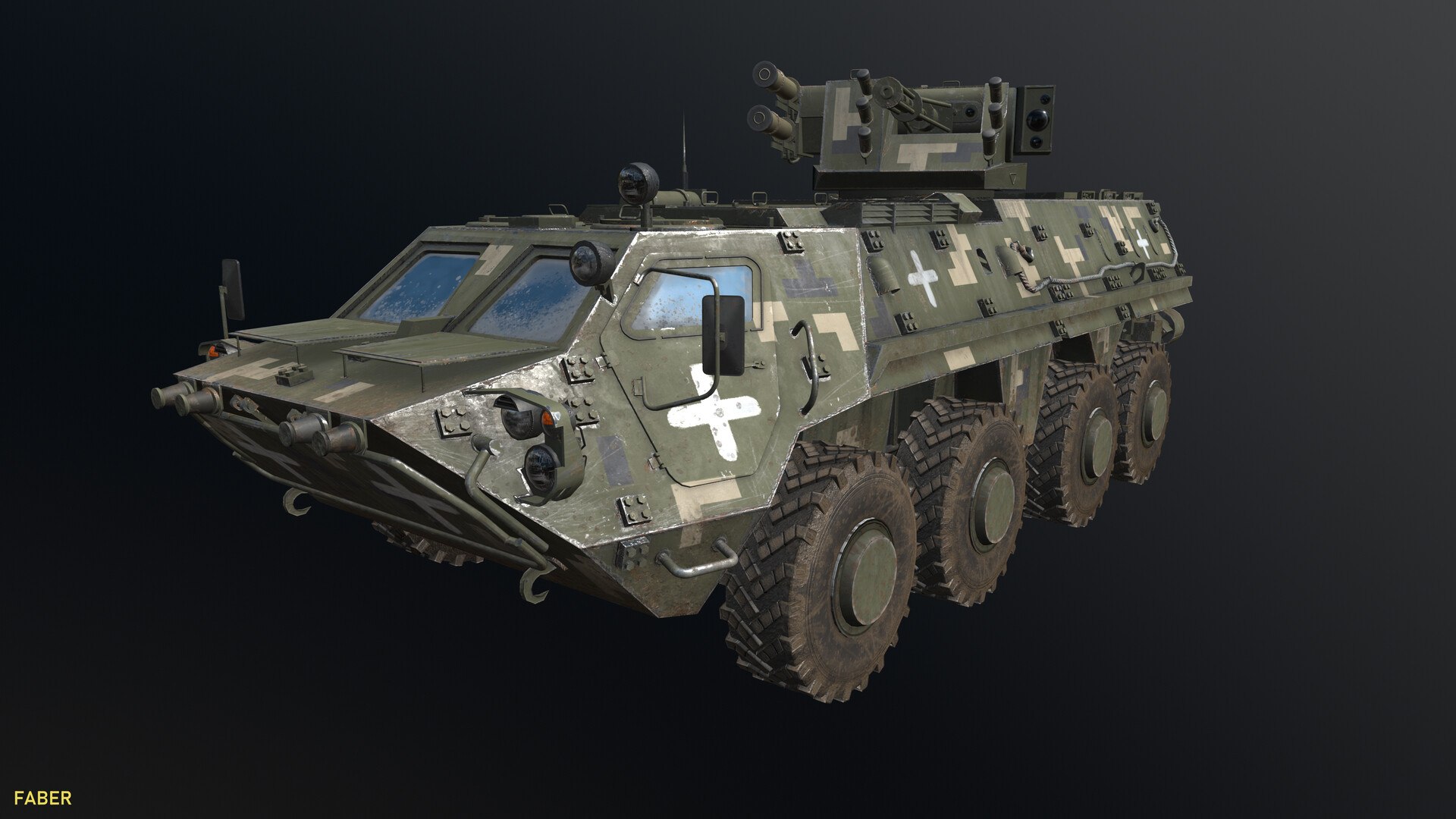 3D BTR-4E Model - TurboSquid 2144487