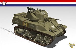 M3 Stuart 3D Models for Download | TurboSquid