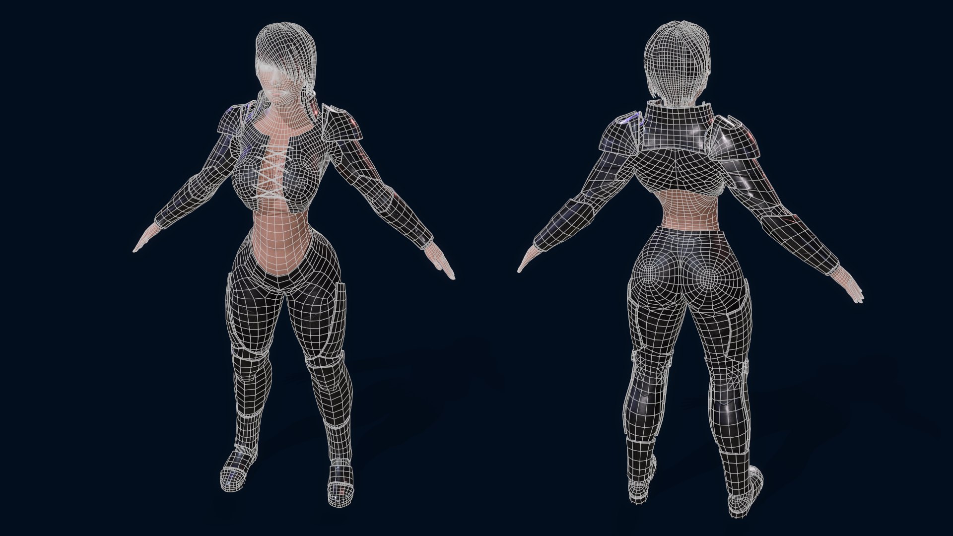 Vampire Knight Female Character 3D Model - TurboSquid 1979011