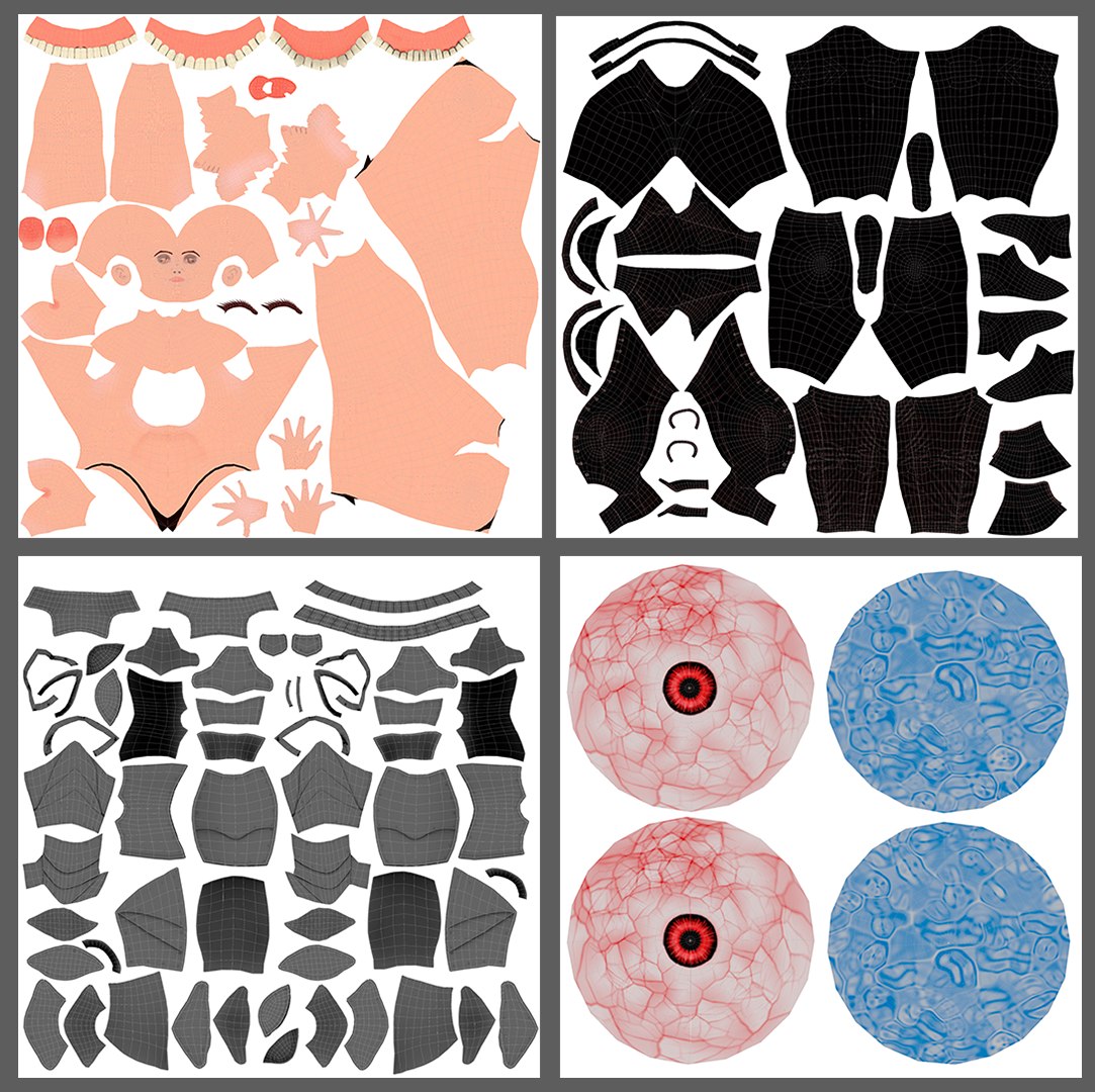 Vampire Knight Female Character 3D Model - TurboSquid 1979011