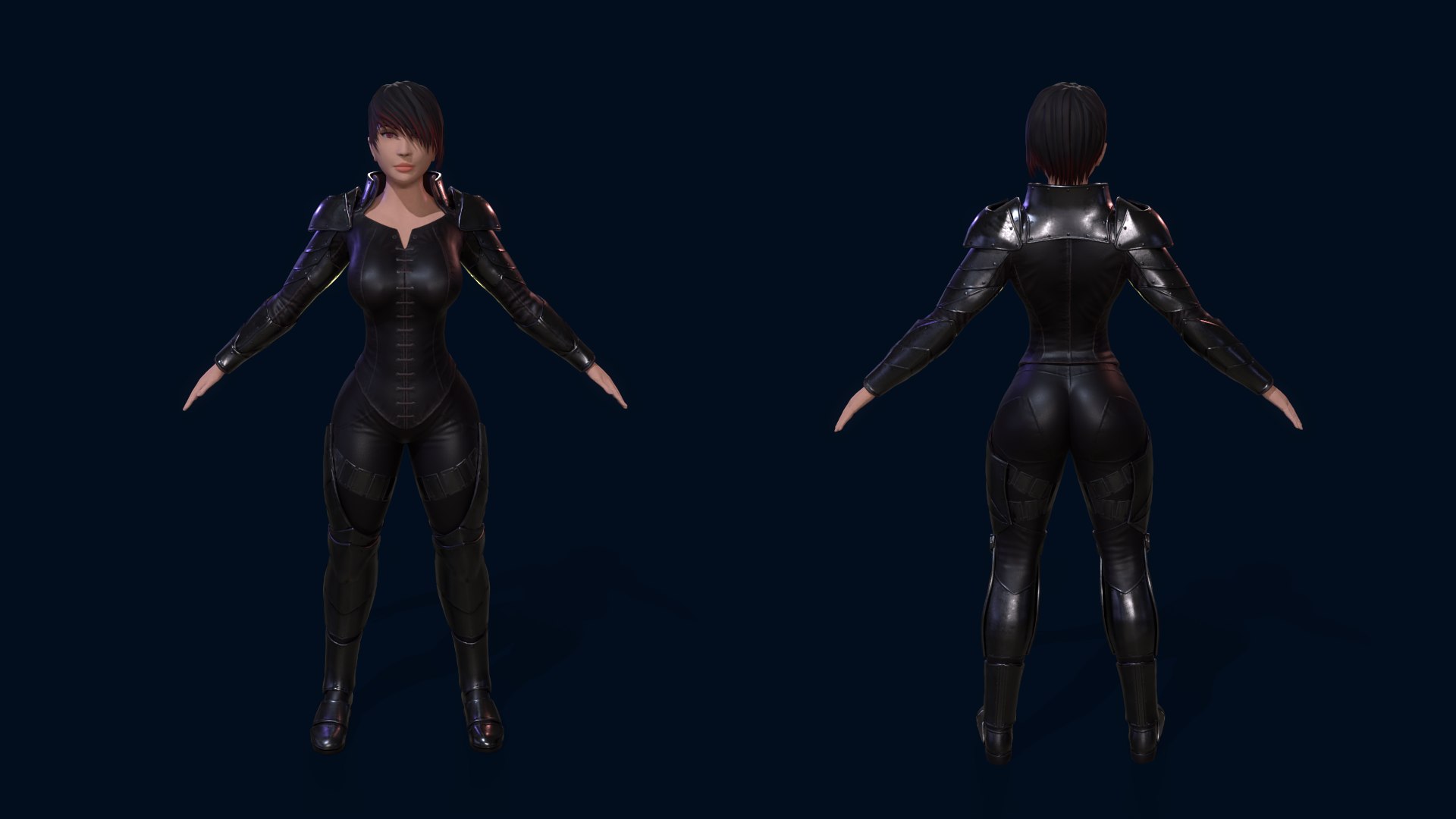 Vampire Knight Female Character 3D Model - TurboSquid 1979011