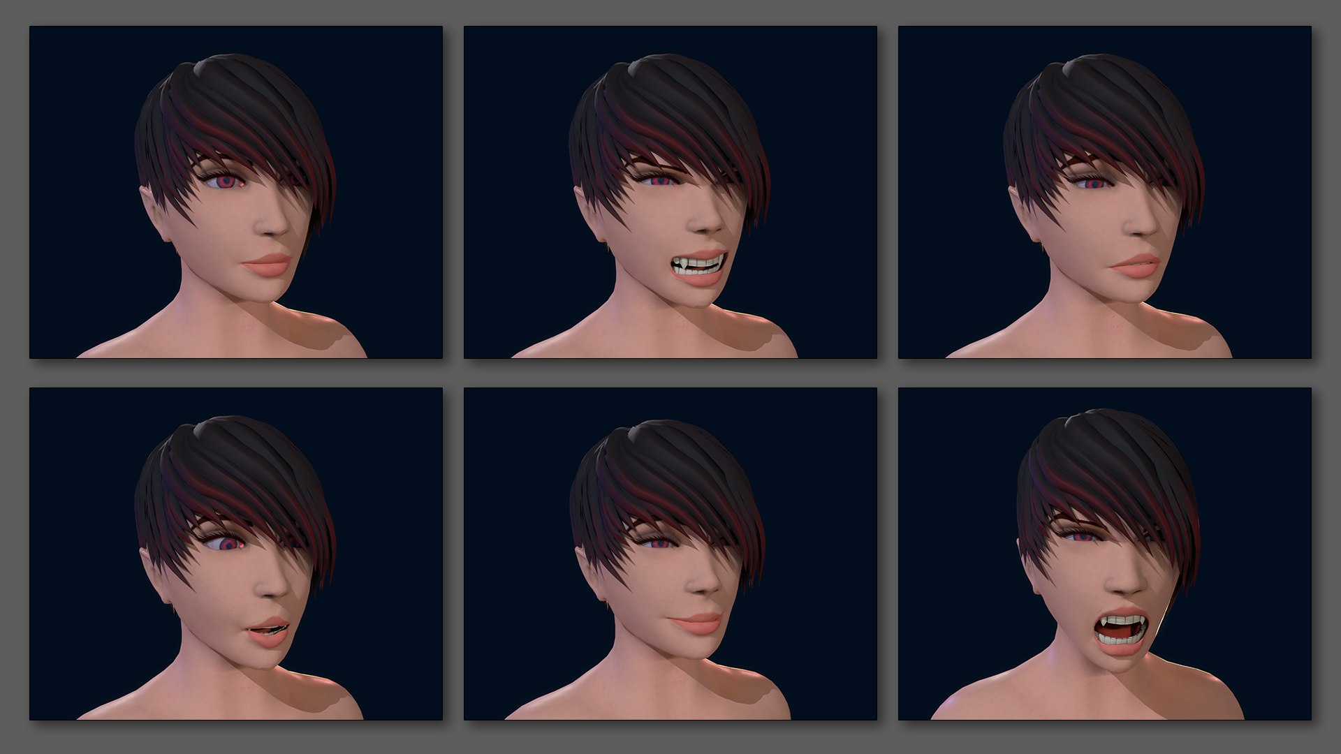 Vampire Knight Female Character 3D Model - TurboSquid 1979011