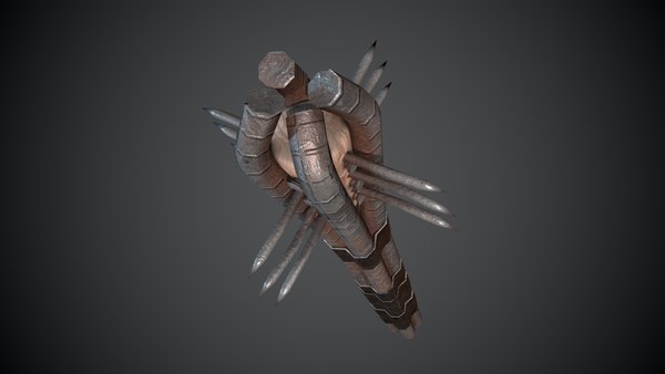3D Spiked Rebar Melee Weapon model - TurboSquid 1736451