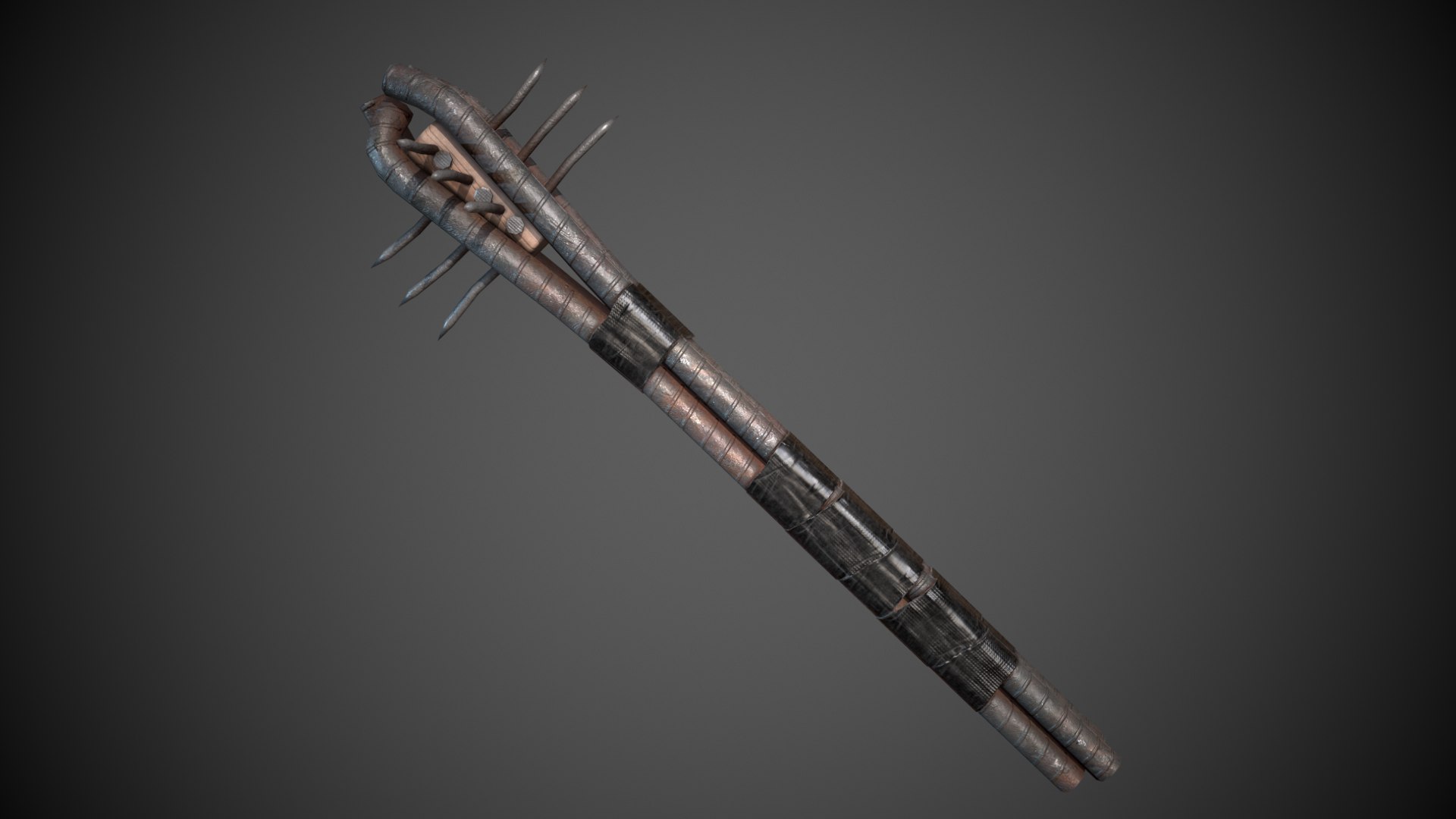 3D Spiked Rebar Melee Weapon model - TurboSquid 1736451