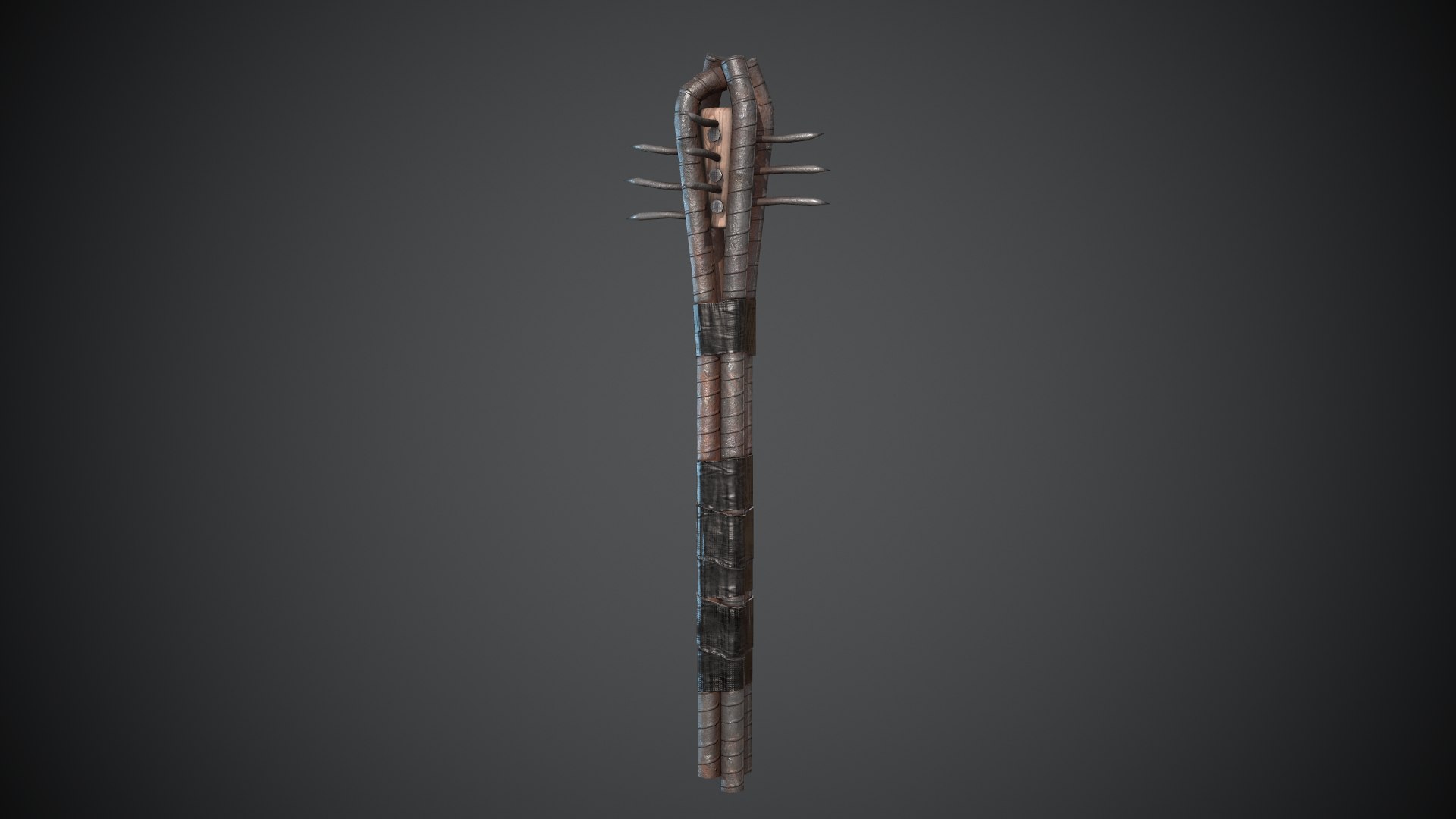 3D Spiked Rebar Melee Weapon model - TurboSquid 1736451