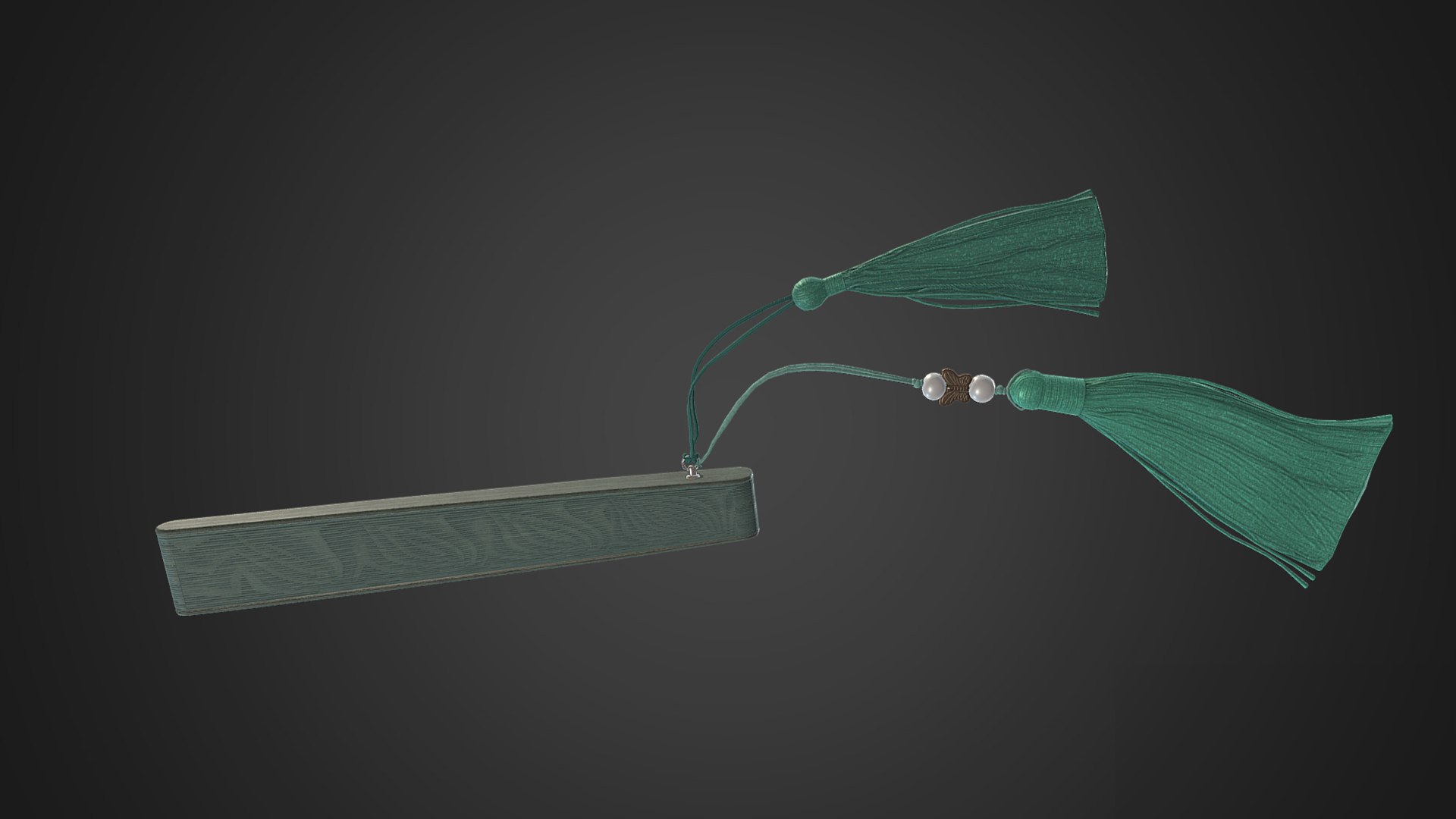 3D Game Ready Traditional Jade Fan - TurboSquid 2094817