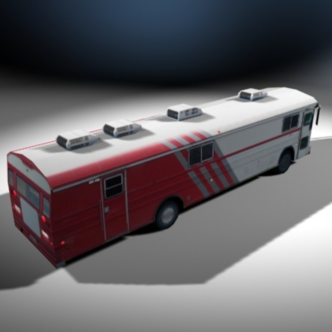 3d Medical Bloodmobile Model