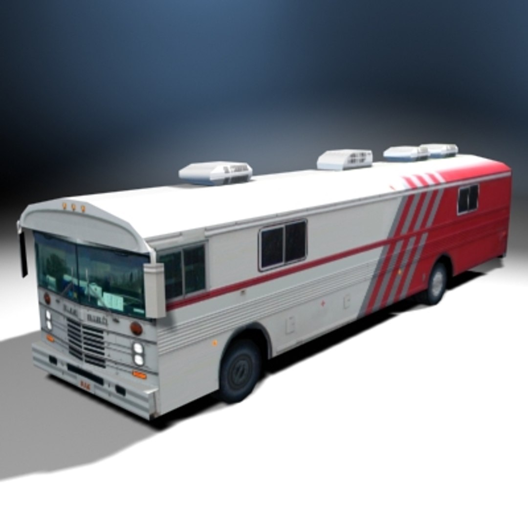 3d Medical Bloodmobile Model
