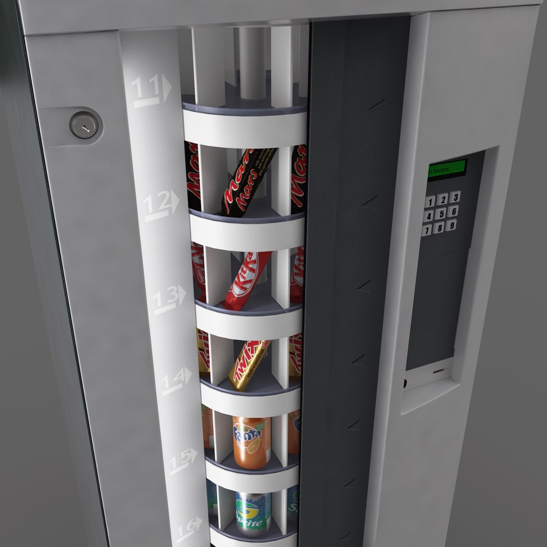 3d Model Vending Machine 3