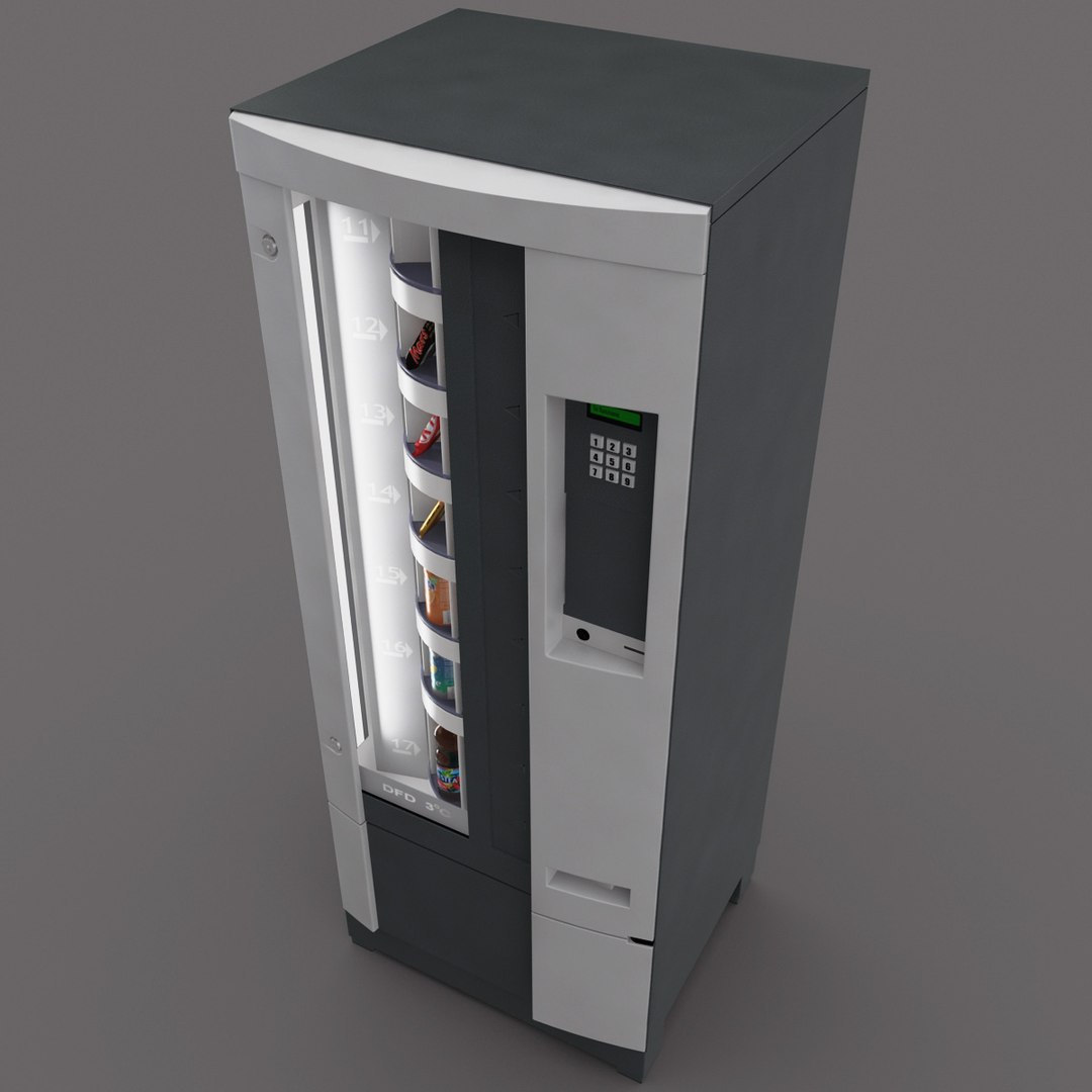 3d Model Vending Machine 3