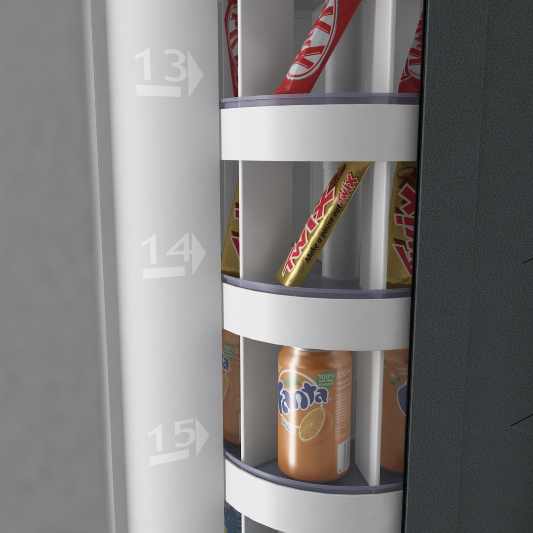 3d Model Vending Machine 3