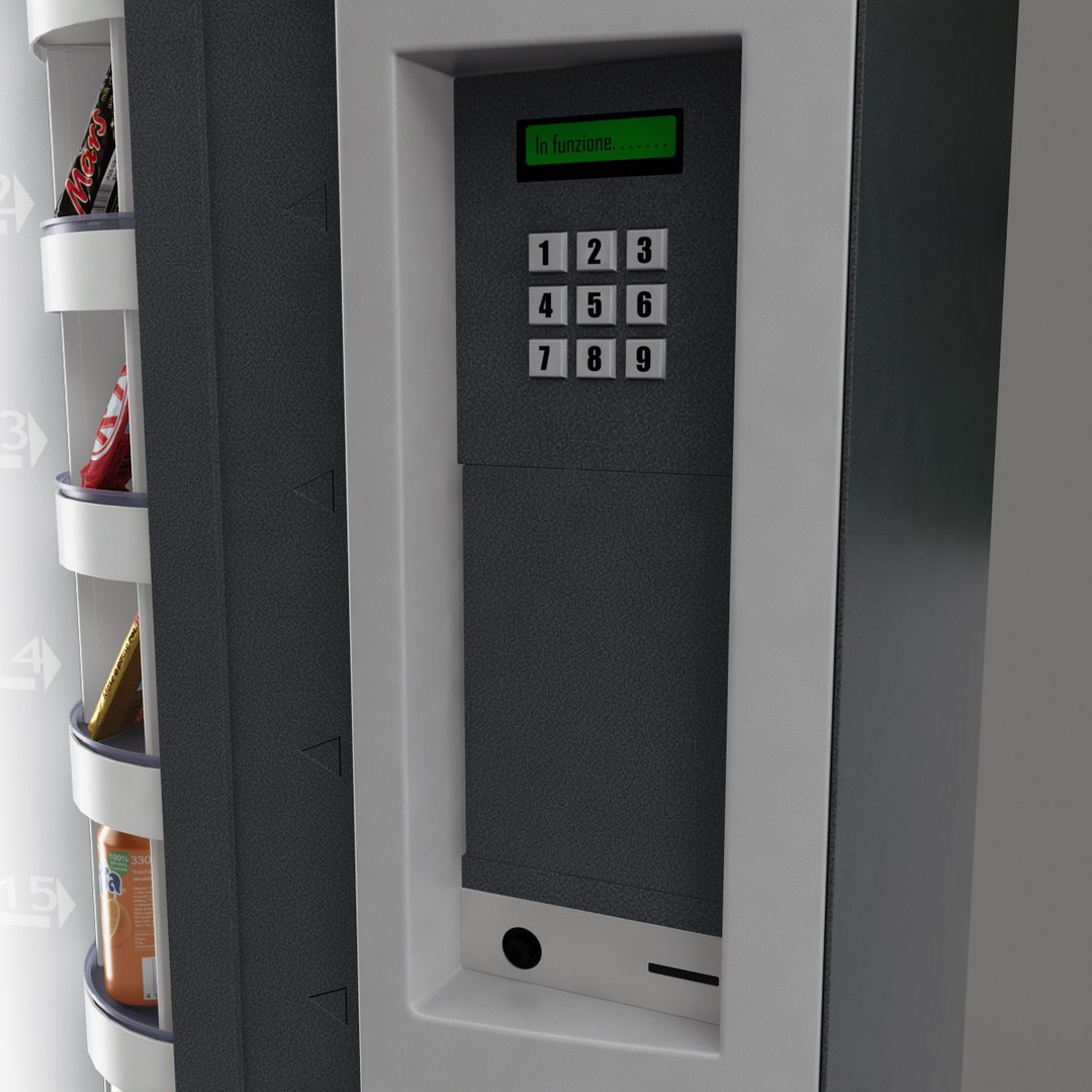 3d Model Vending Machine 3