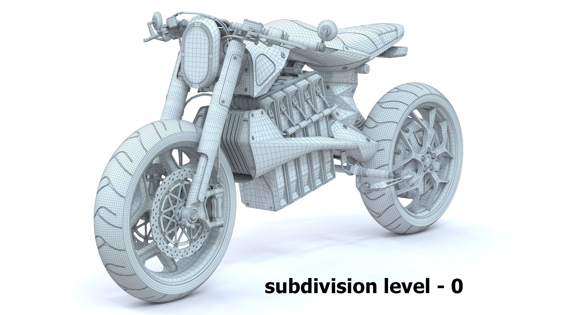 3D Model Electric Motorcycle Fast - TurboSquid 2067050