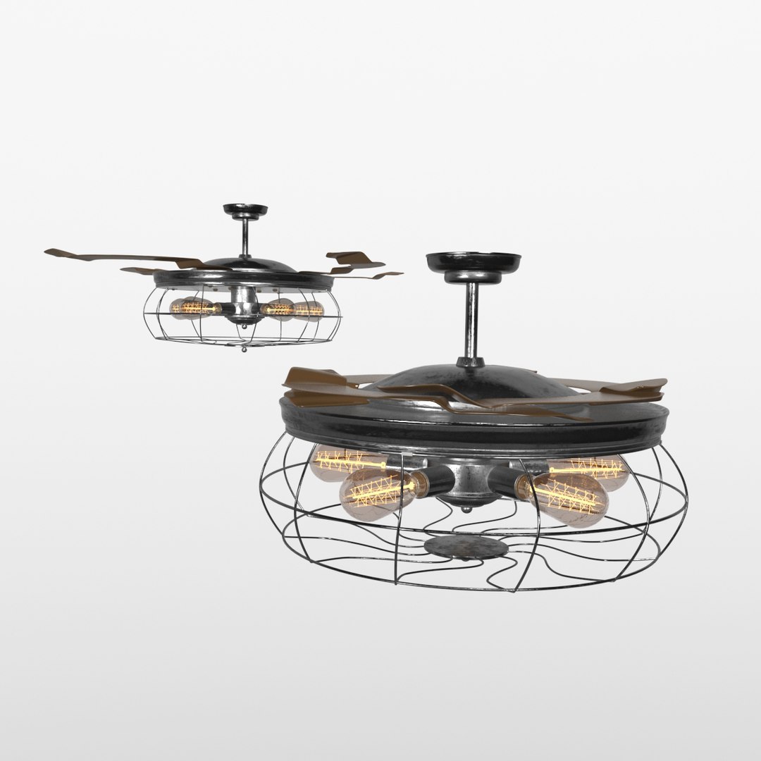 3D Loft Fan - TurboSquid 1367025