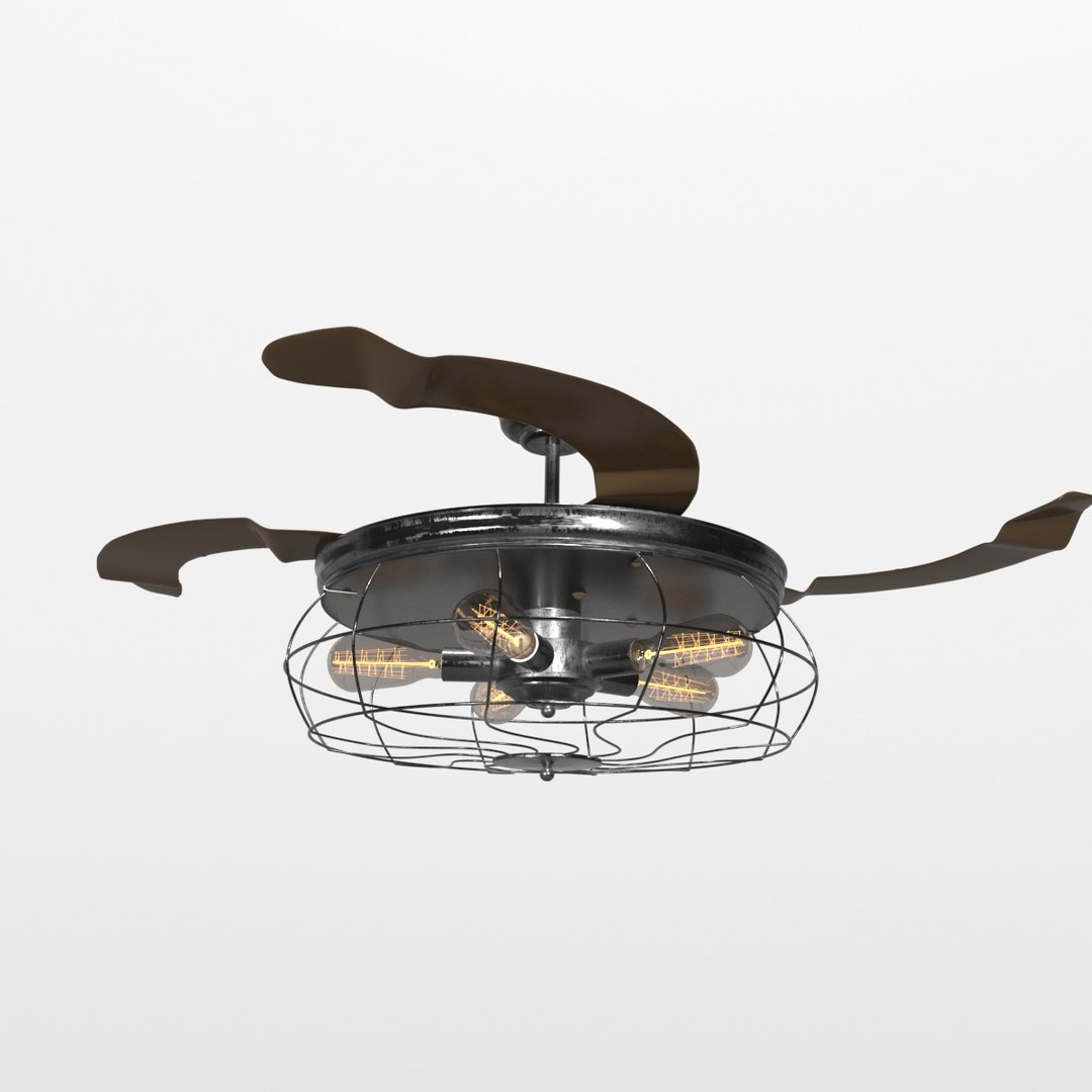 3D Loft Fan - TurboSquid 1367025