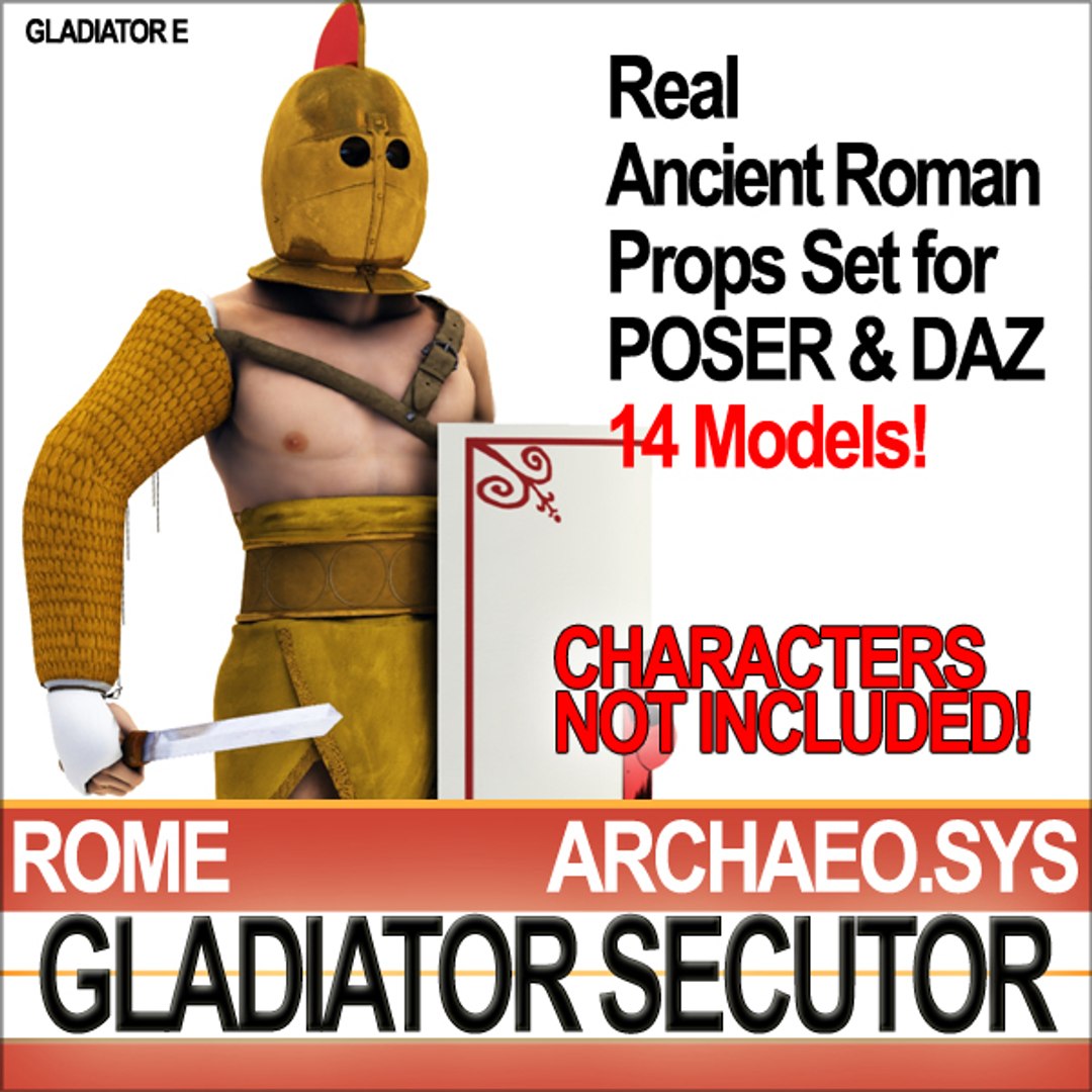 props set daz poser 3d model