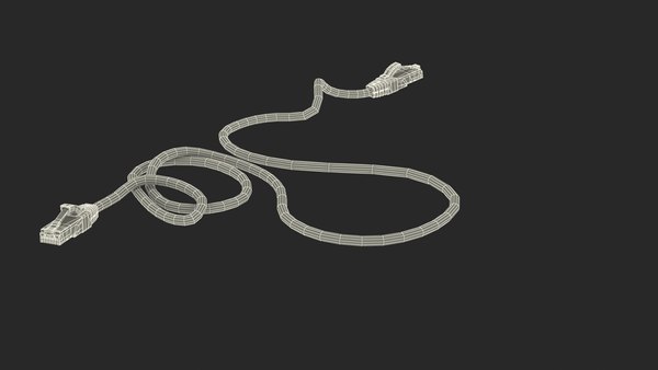 modelo 3d Cable RJ45 Azul - TurboSquid 1458560