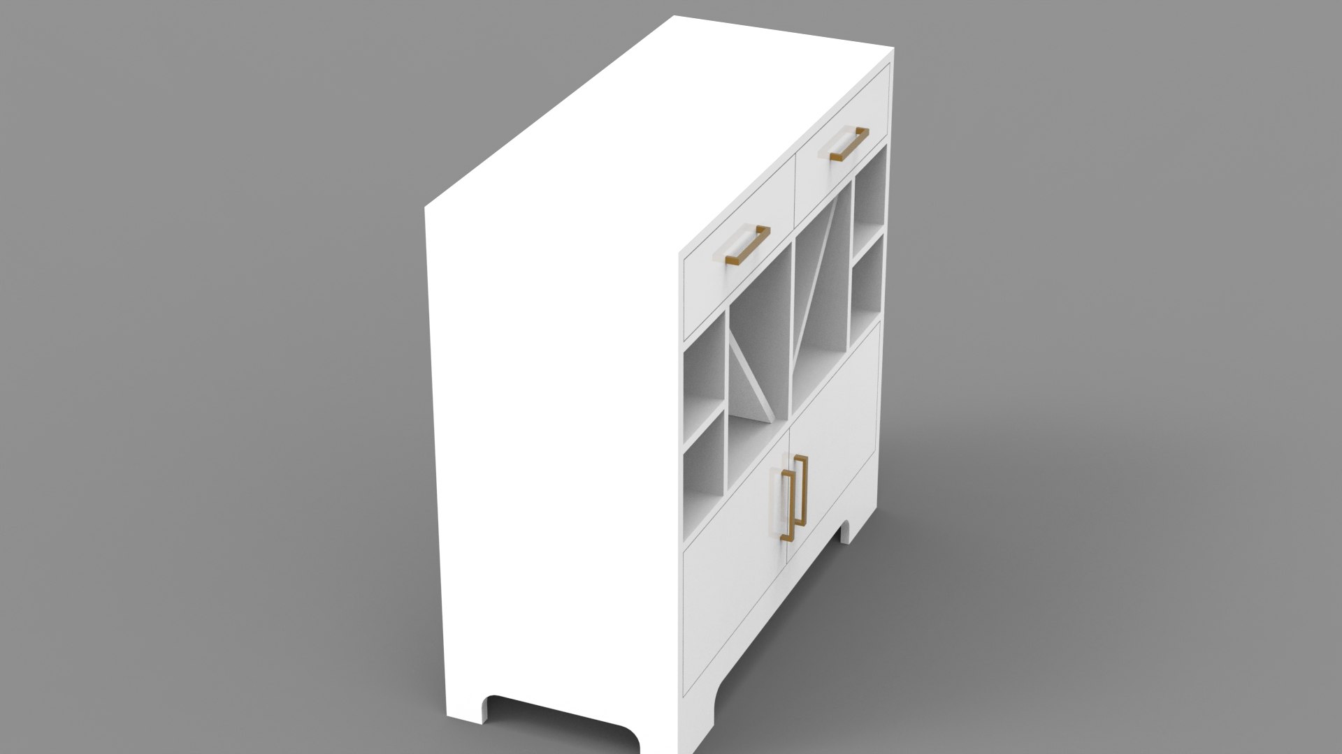 Cabinet 02 3D Model - TurboSquid 2189767