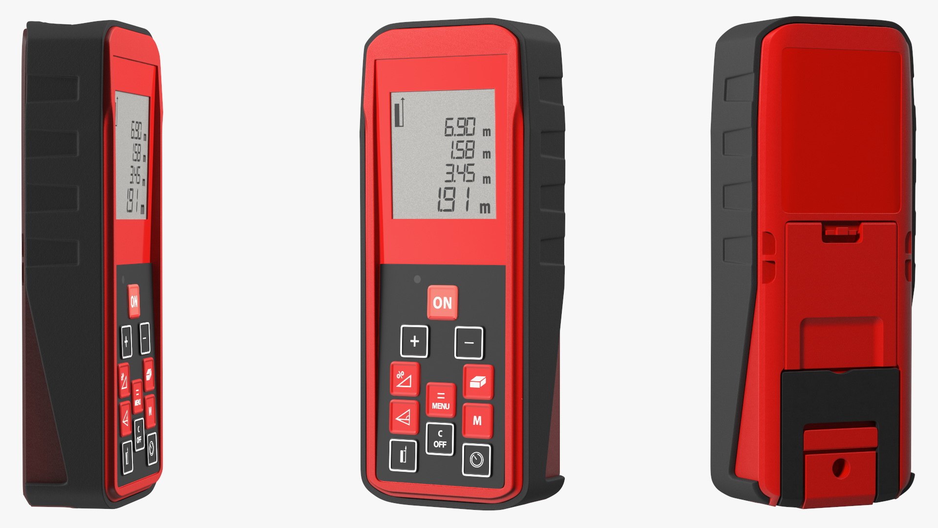 Laser Distance Meter Red 3D - TurboSquid 2132227