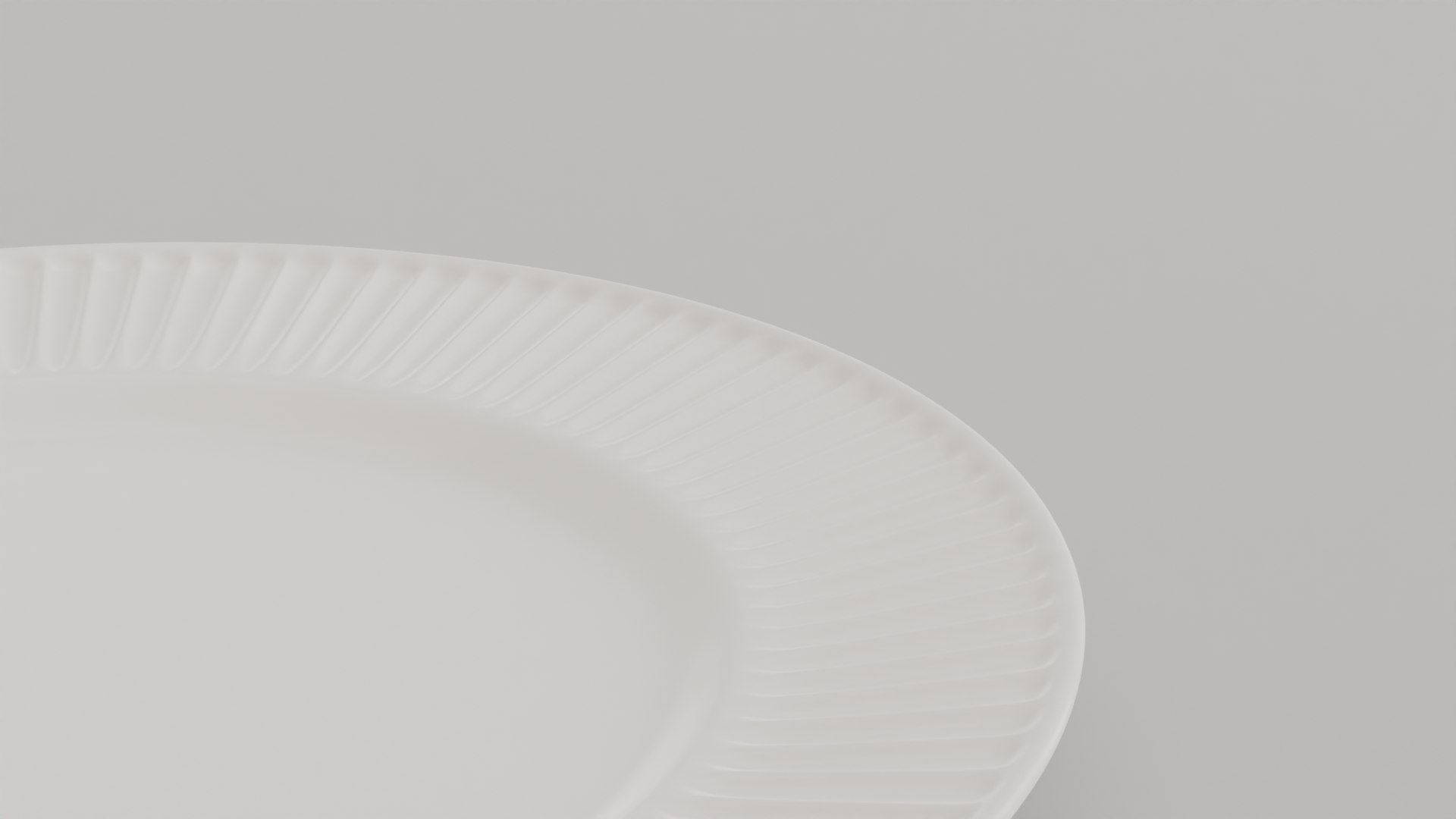 3D Ridges Cake Plate - TurboSquid 1990045