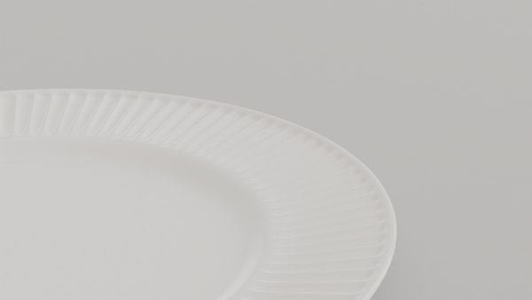 3D Ridges Cake Plate - TurboSquid 1990045
