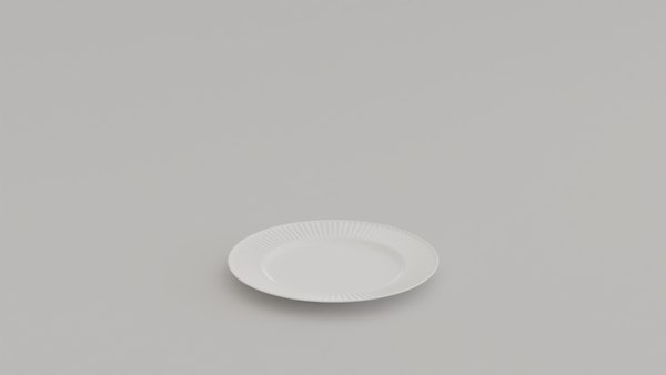 3D Ridges Cake Plate - TurboSquid 1990045