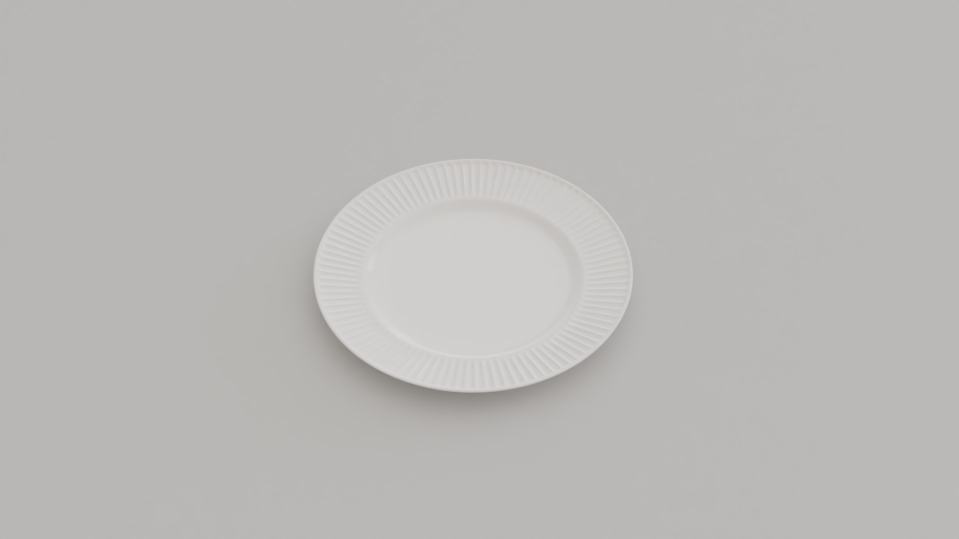 3D Ridges Cake Plate - TurboSquid 1990045