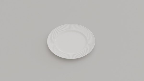 3D Ridges Cake Plate - TurboSquid 1990045