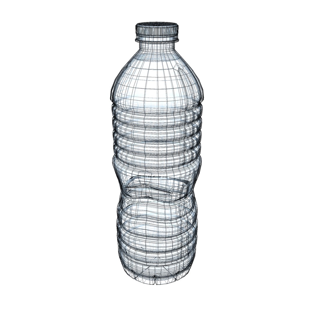3D Plastic Water Bottle model - TurboSquid 2067524