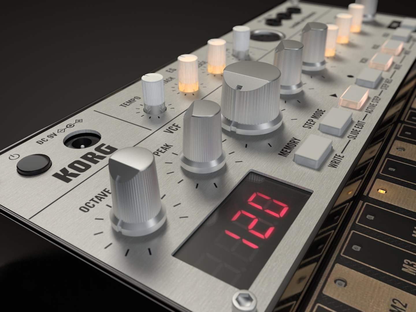 3D Model Korg Volca Bass - TurboSquid 1280691