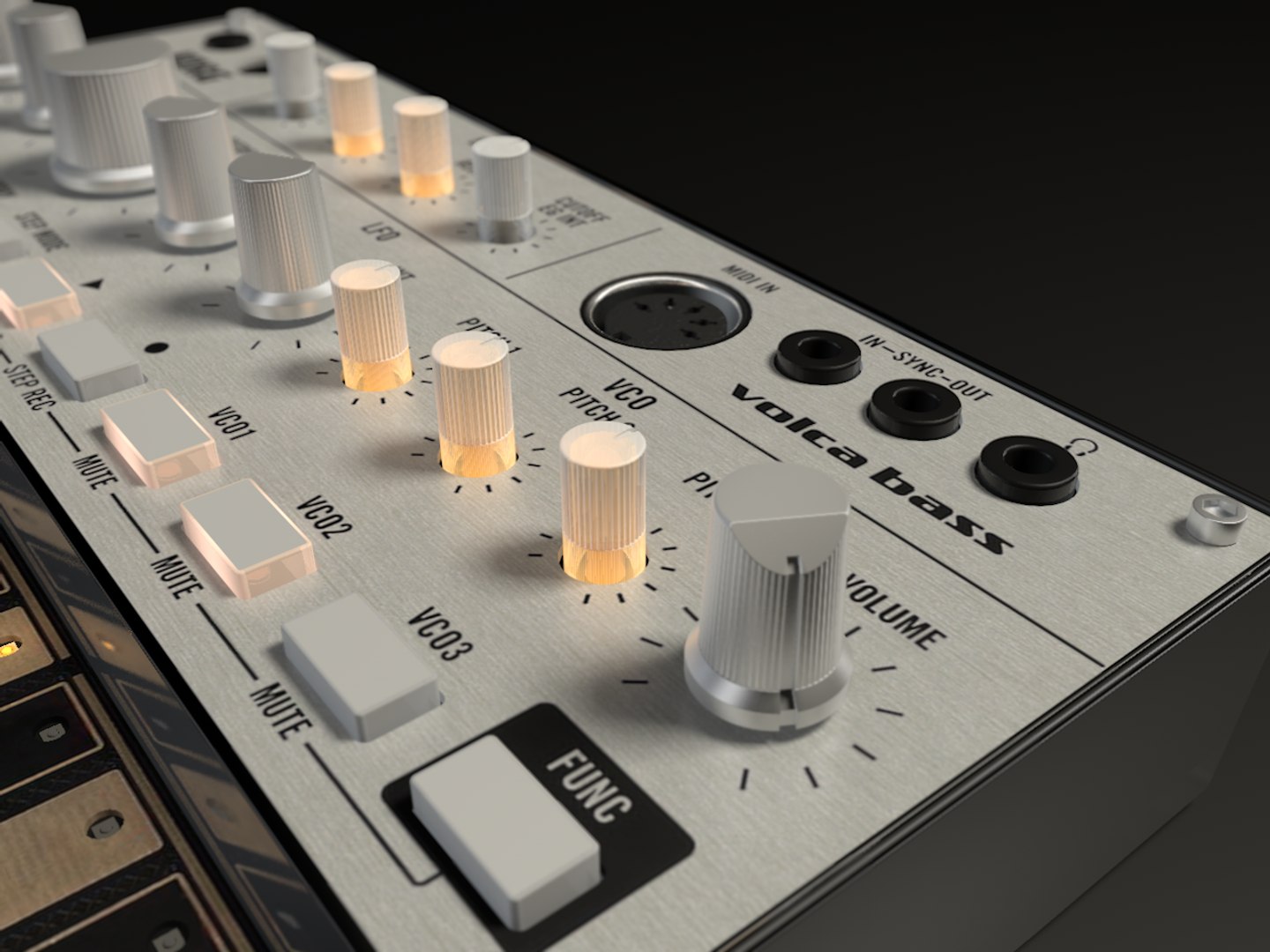 3D Model Korg Volca Bass - TurboSquid 1280691