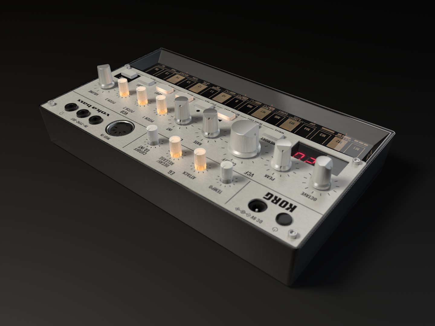 3D Model Korg Volca Bass - TurboSquid 1280691