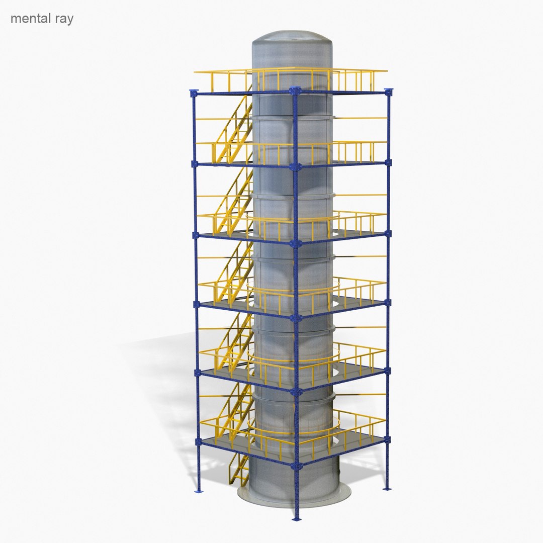 3d Industrial Tower Model