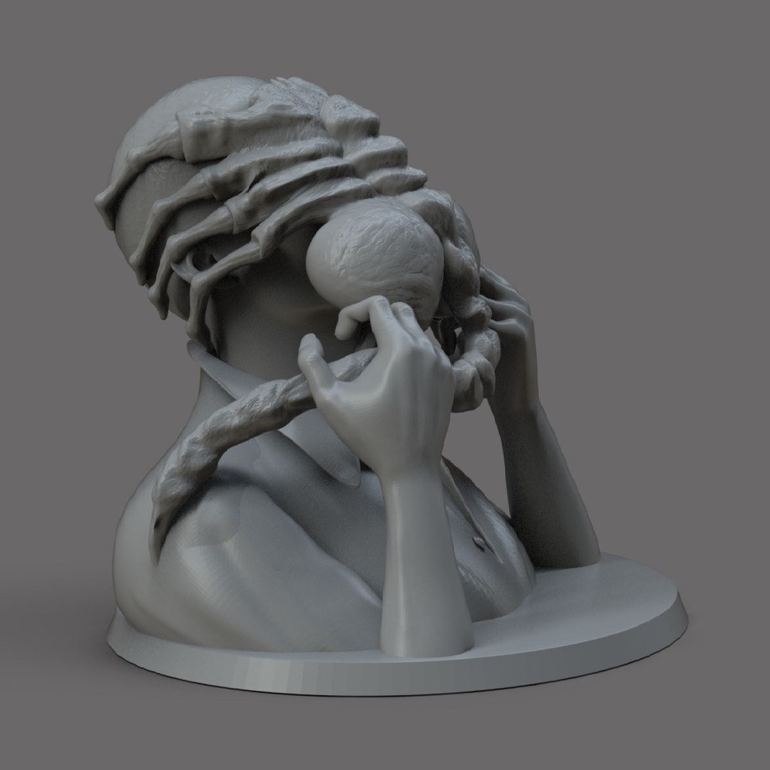Alien Romulus Bust 3D Model - TurboSquid 2271398
