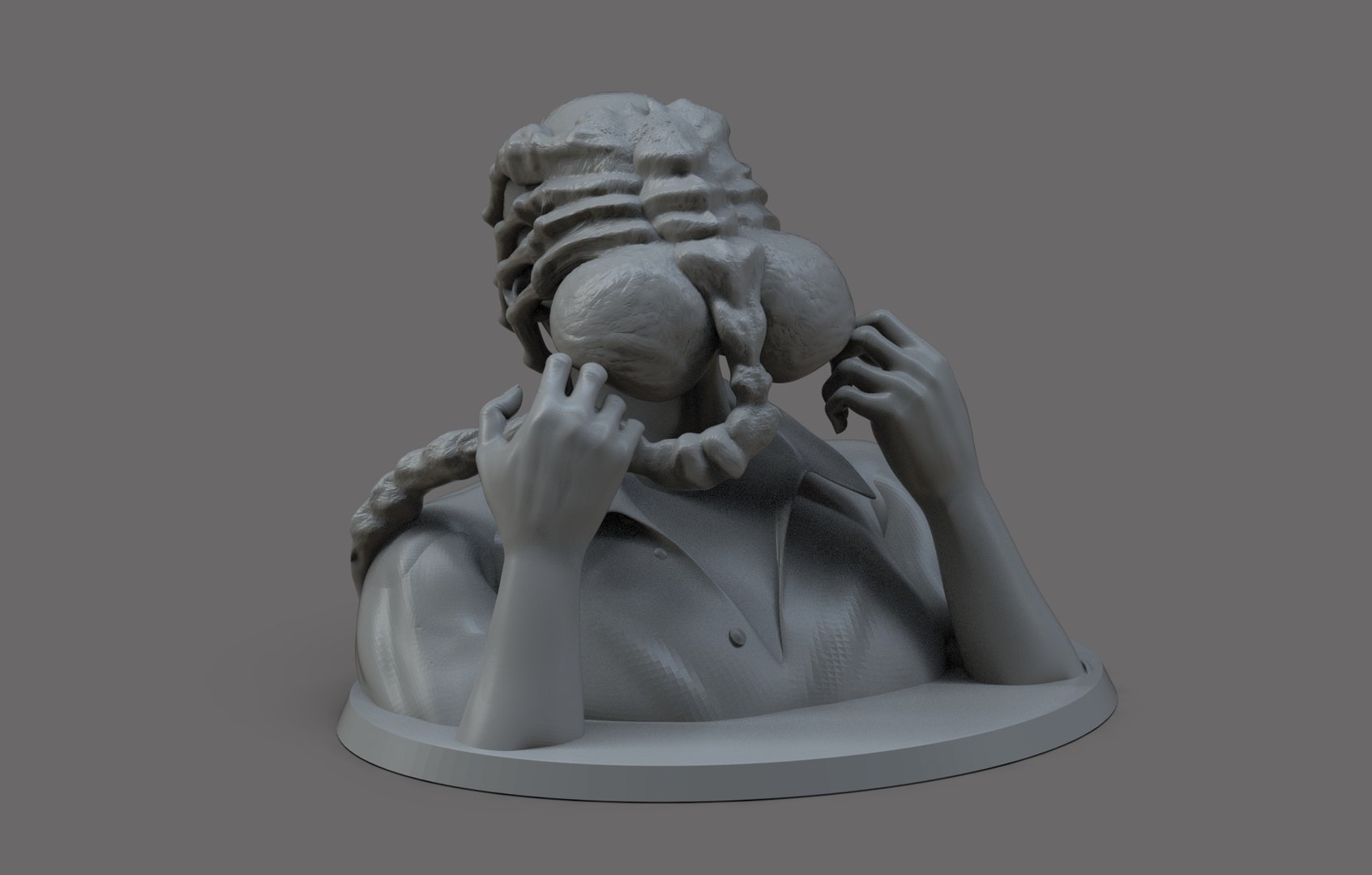 Alien Romulus Bust 3D Model - TurboSquid 2271398