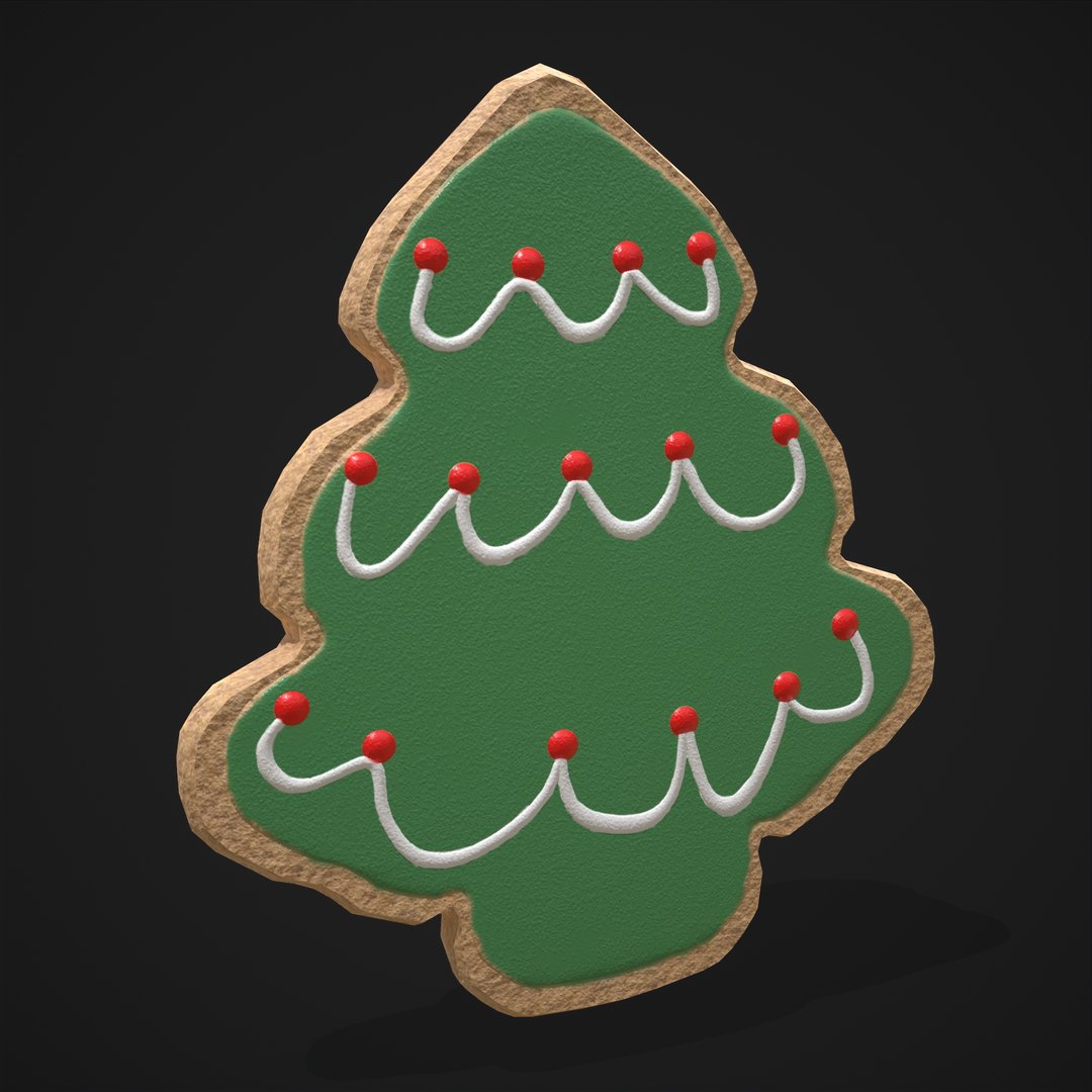 Christmas Cookies 3D model - TurboSquid 1817694